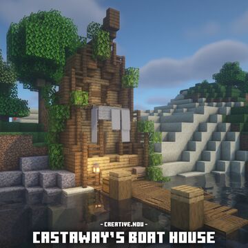 Boat Minecraft Maps with Downloadable Schematic for Java Edition