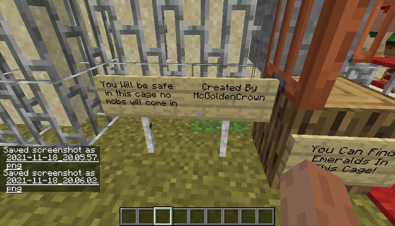 Survival Cage 1.20.2/1.20.1/1.20/1.19.2/1.19.1/1.19/1.18/1.17.1/Forge ...