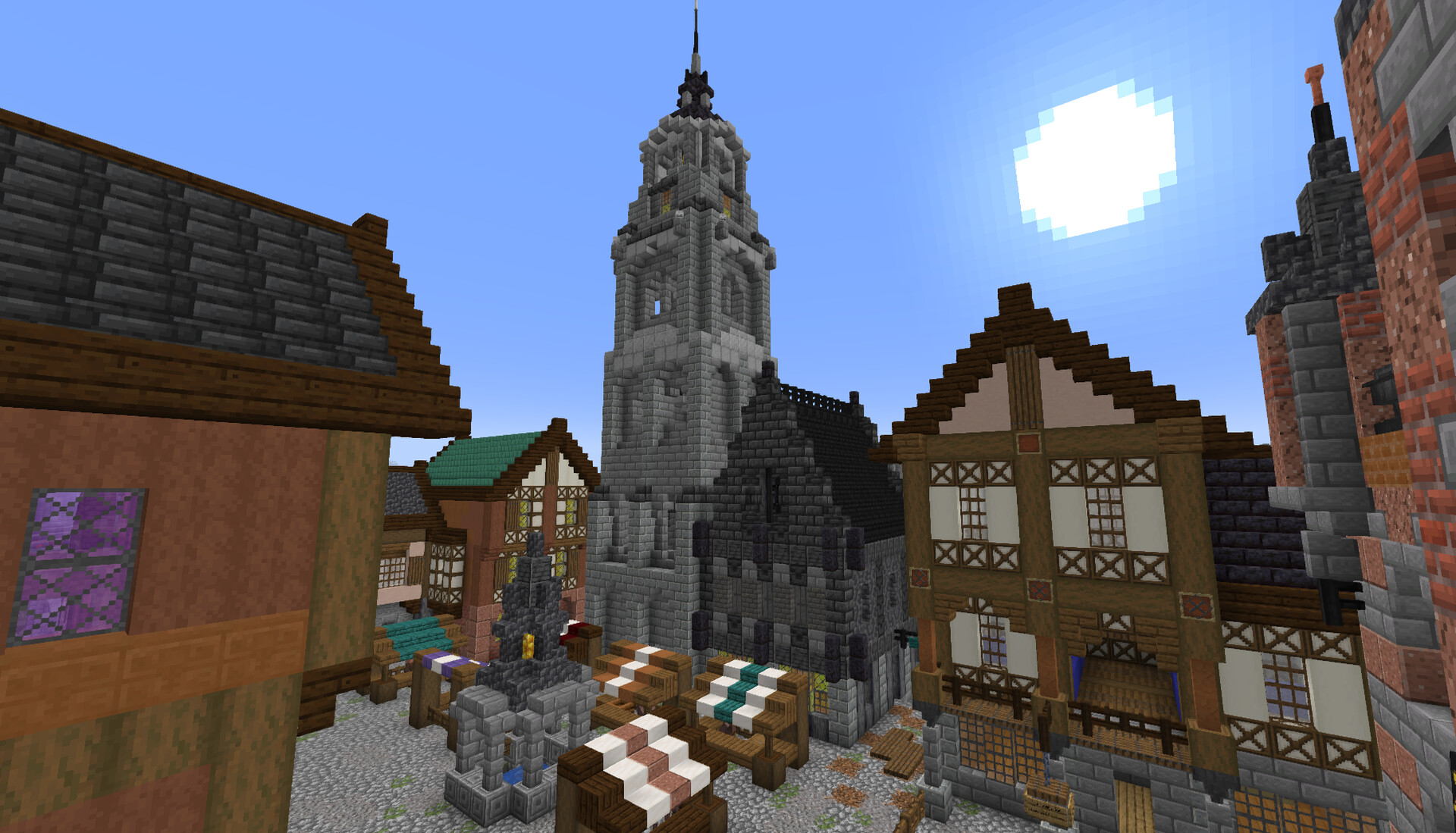 Solstia, Medieval fantasy capital Minecraft Map