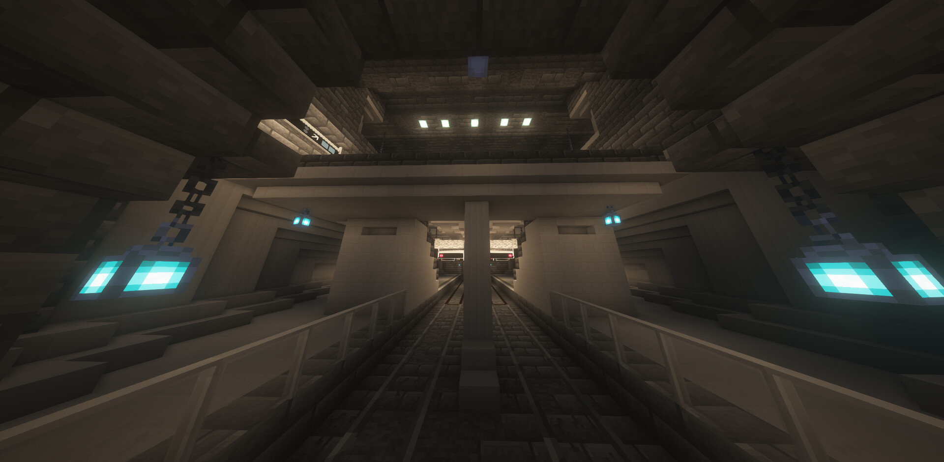 Subway/Metro stations of Line 2 (MTR MOD) Minecraft Map