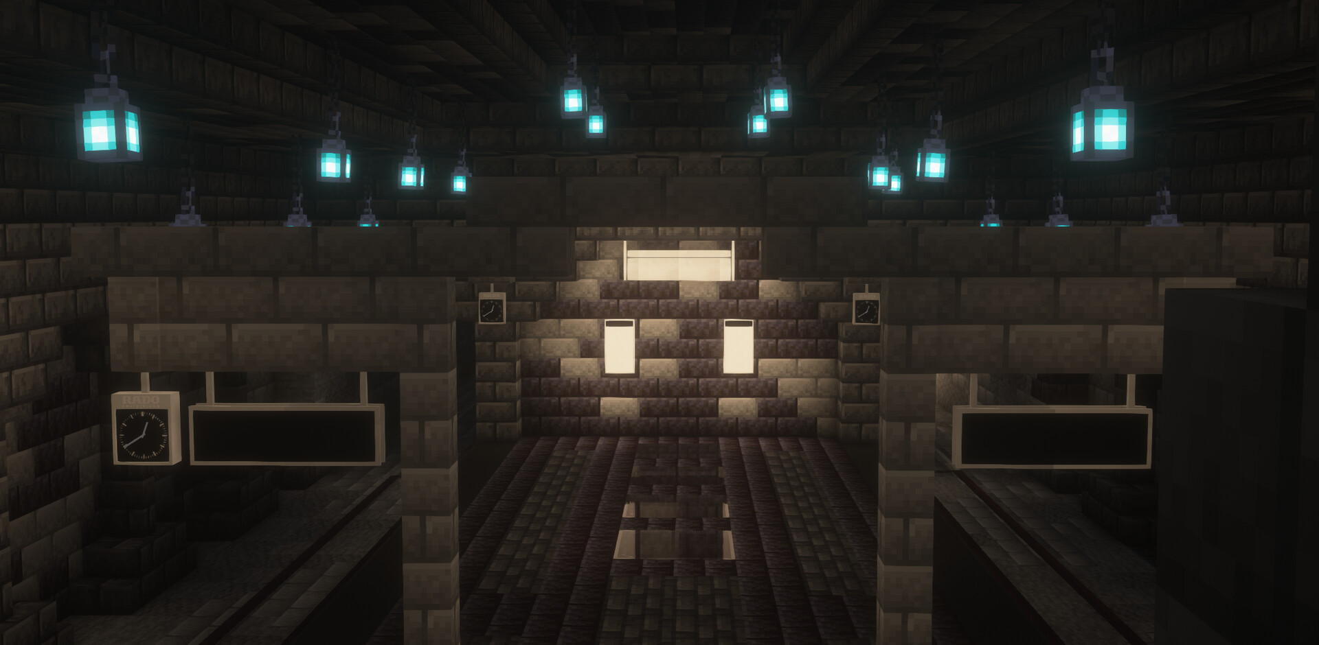 Subway/Metro stations of Line 2 (MTR MOD) Minecraft Map