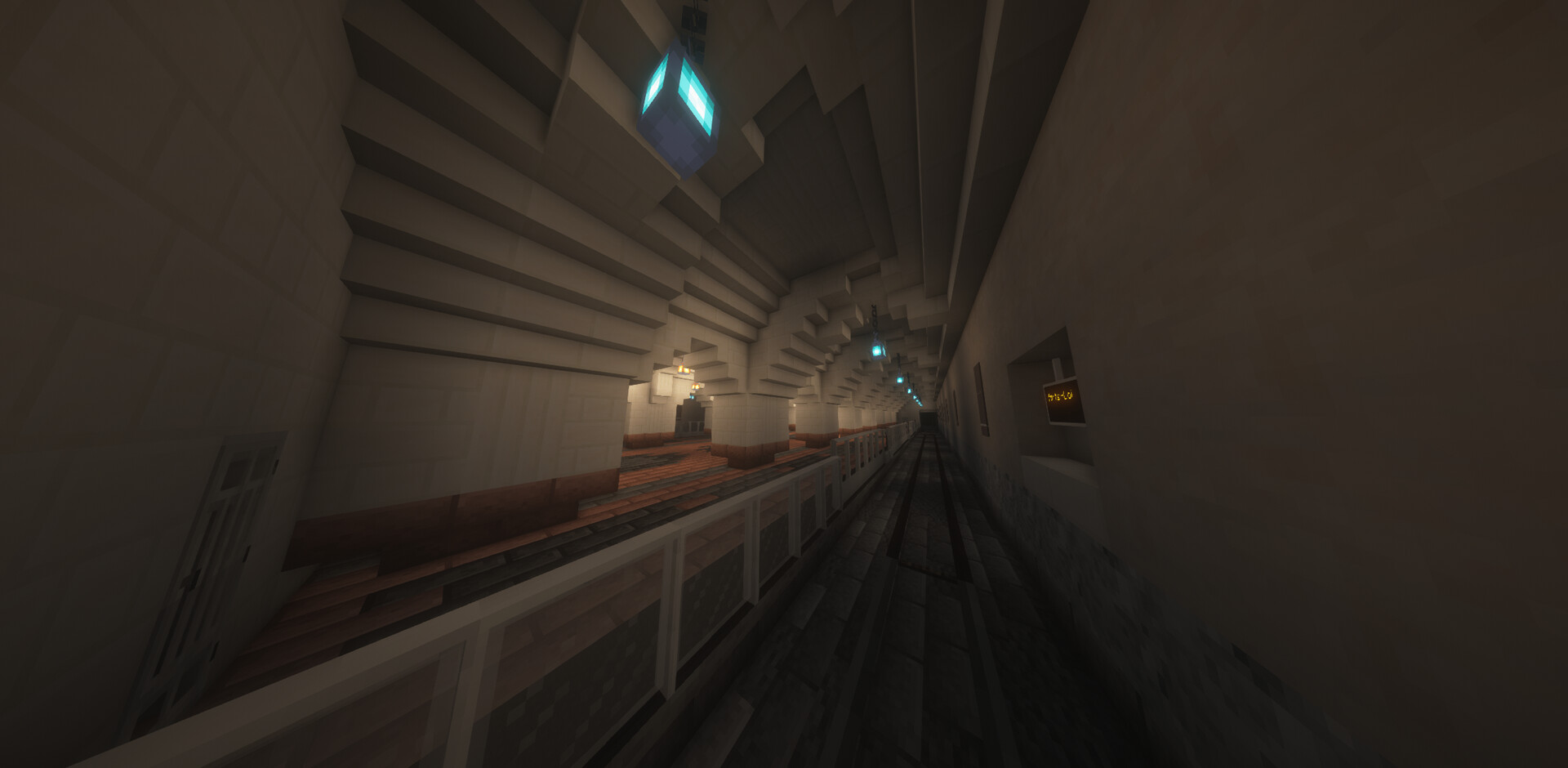 Subway/Metro stations of Line 2 (MTR MOD) Minecraft Map