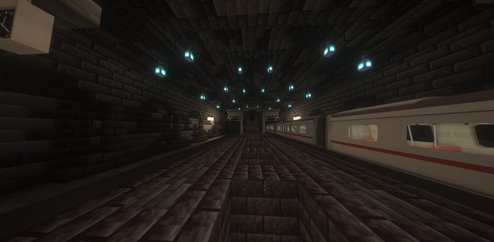 Subway/Metro stations of Line 2 (MTR MOD) Minecraft Map