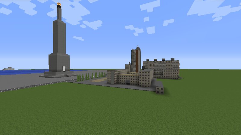 North Korea Replica-Pyongyang Project Minecraft Map