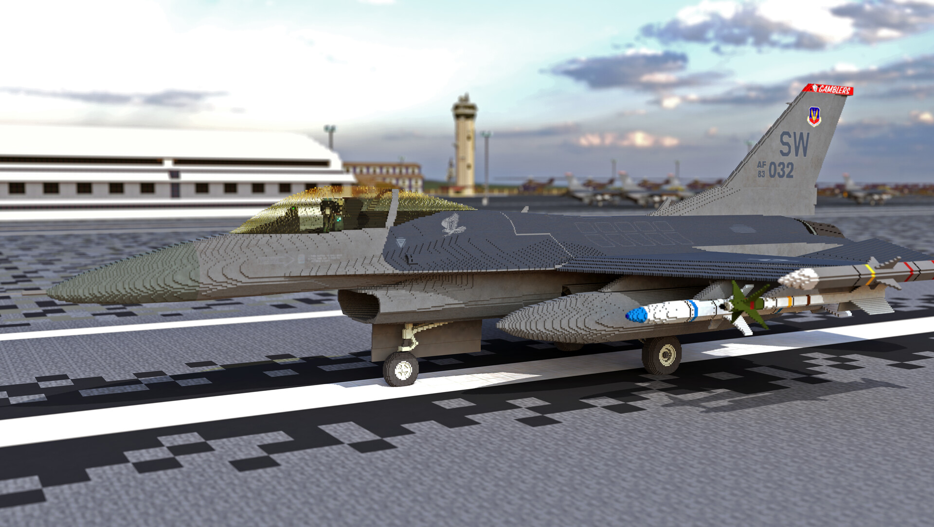 F-16 Fighting Falcon Minecraft Map