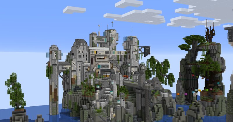 Sci-fi Lobby | FREE DOWNLOAD Minecraft Map