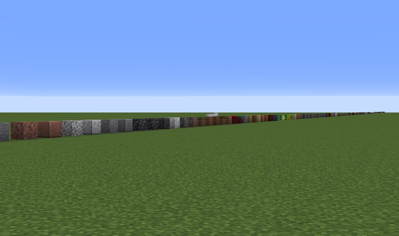 Every block and item in Minecraft Minecraft Map