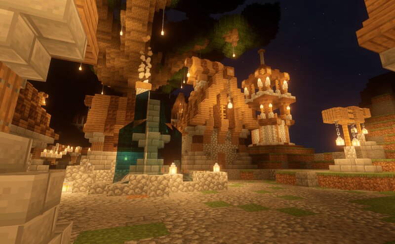 Ravine Village COMPLETE Minecraft Map