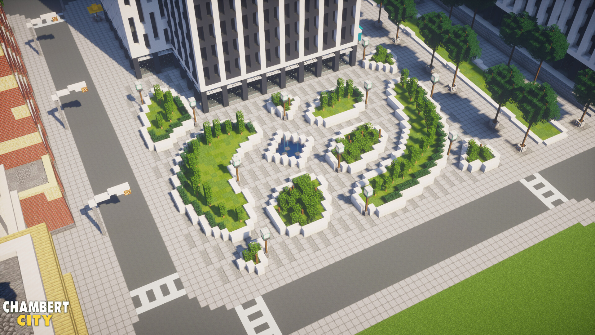 Jacob K. Javits Federal Building from downtown New York in Chambert ...