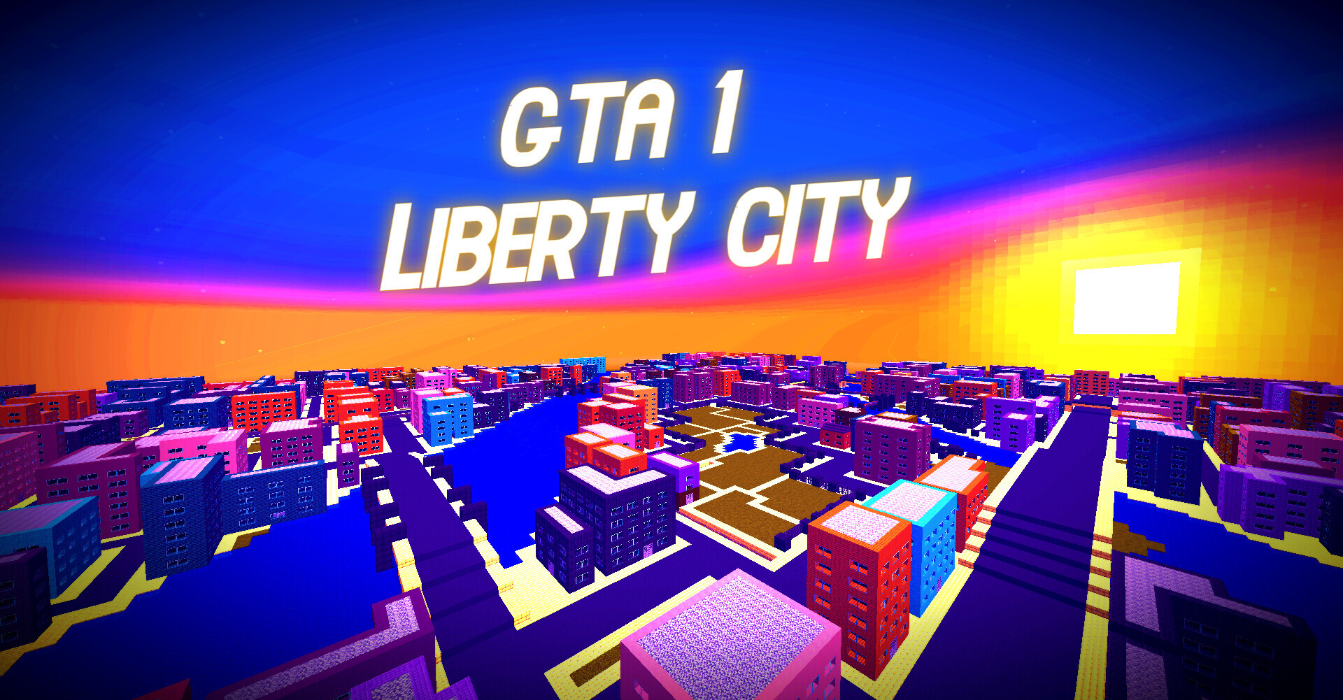 GTA 1 LIBERTY CITY MAP!! Minecraft Map