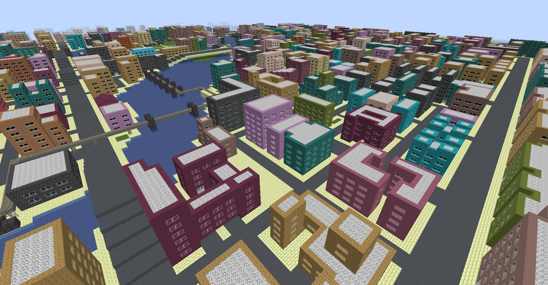 GTA 1 LIBERTY CITY MAP!! Minecraft Map