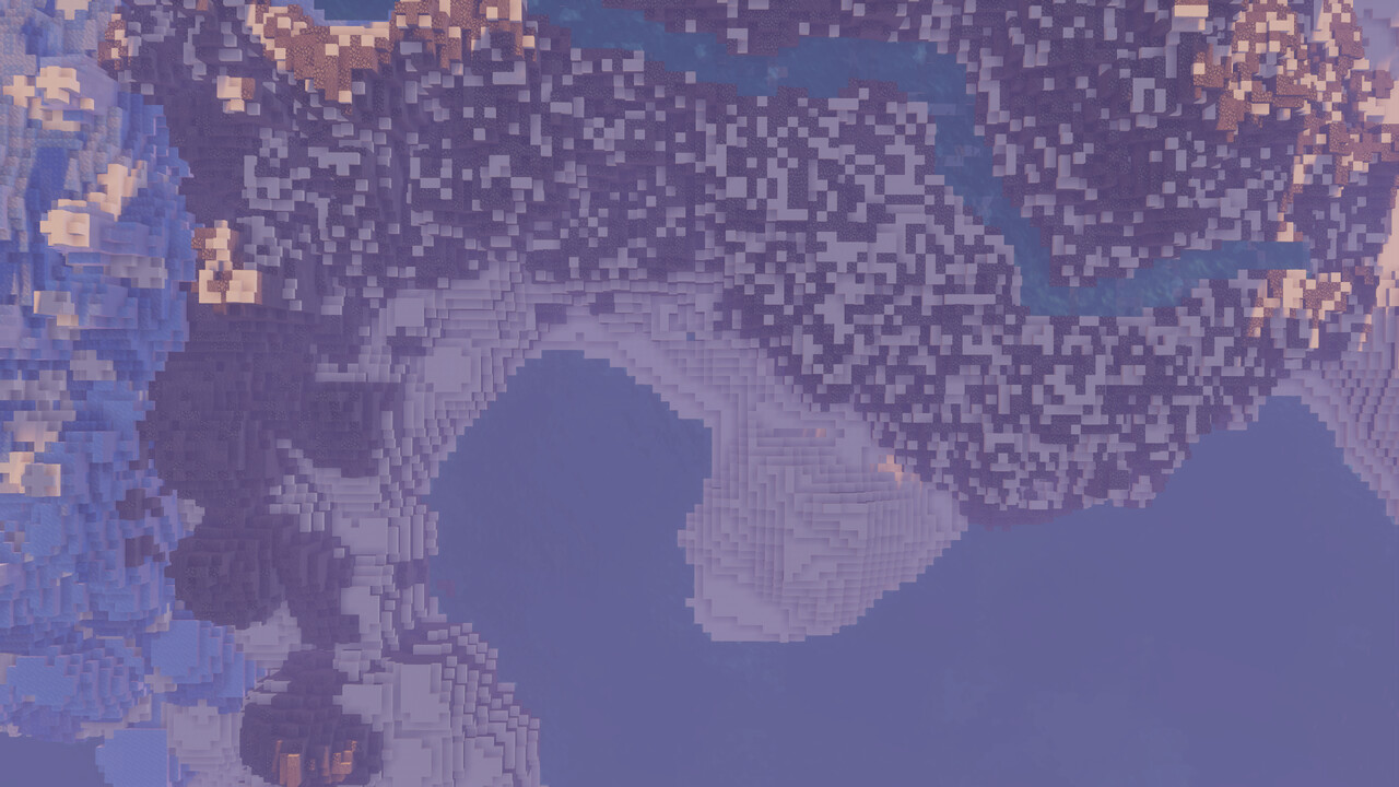 Snowy Cliffs +(read desc) Minecraft Map