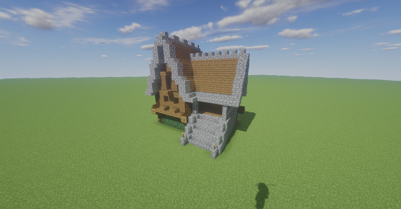 My first decent house Minecraft Map