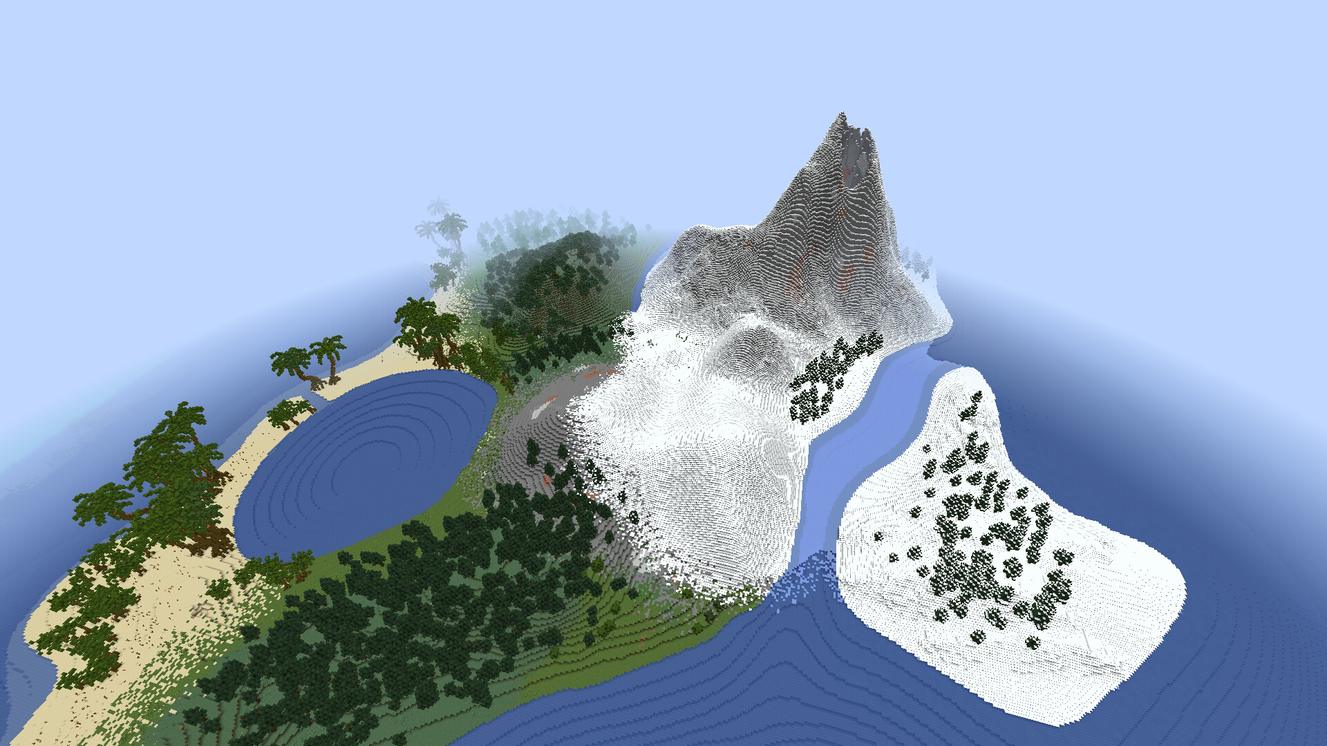 "Vulcan Island" Minecraft Map