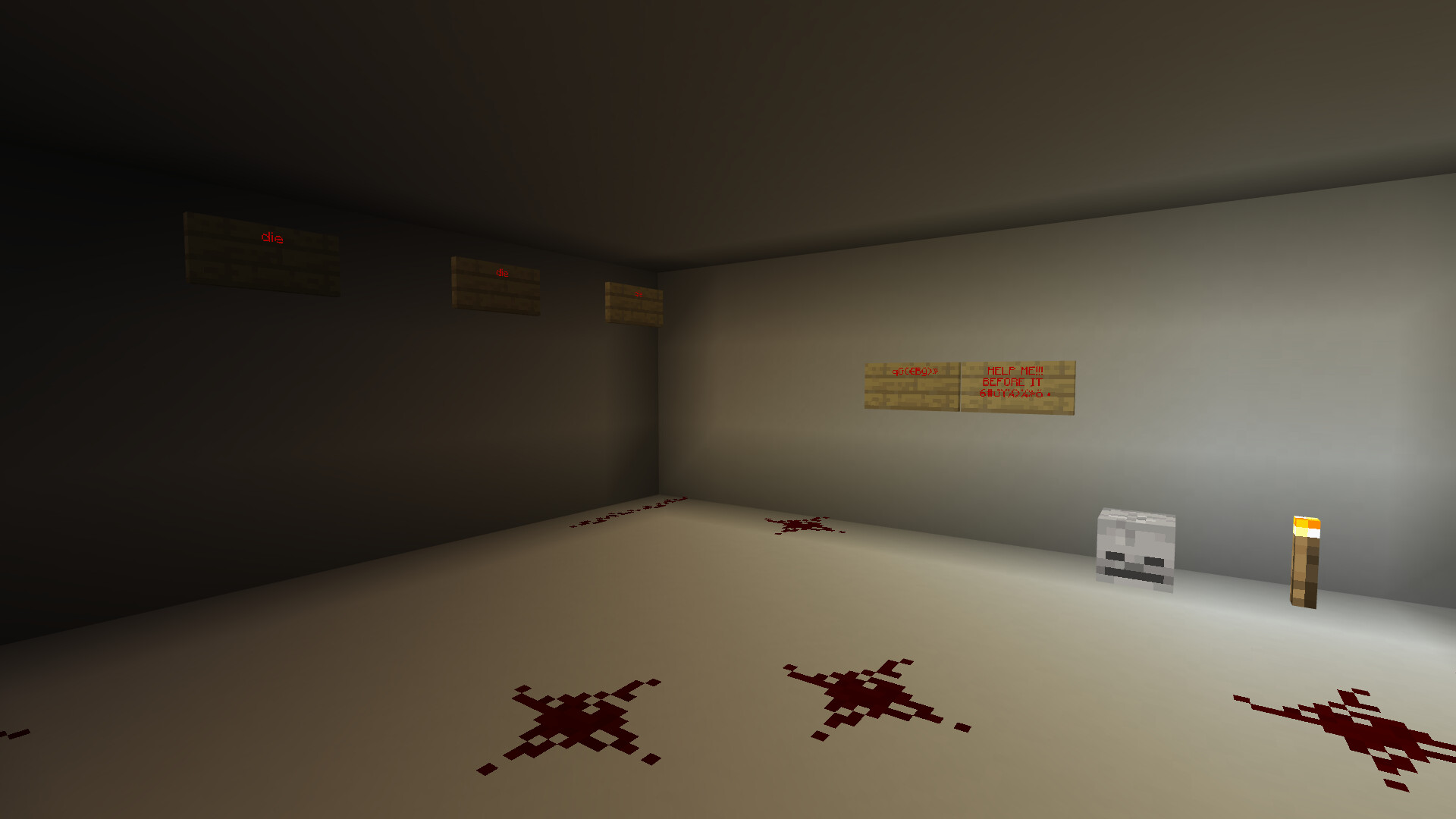 The Killer. Minecraft Map