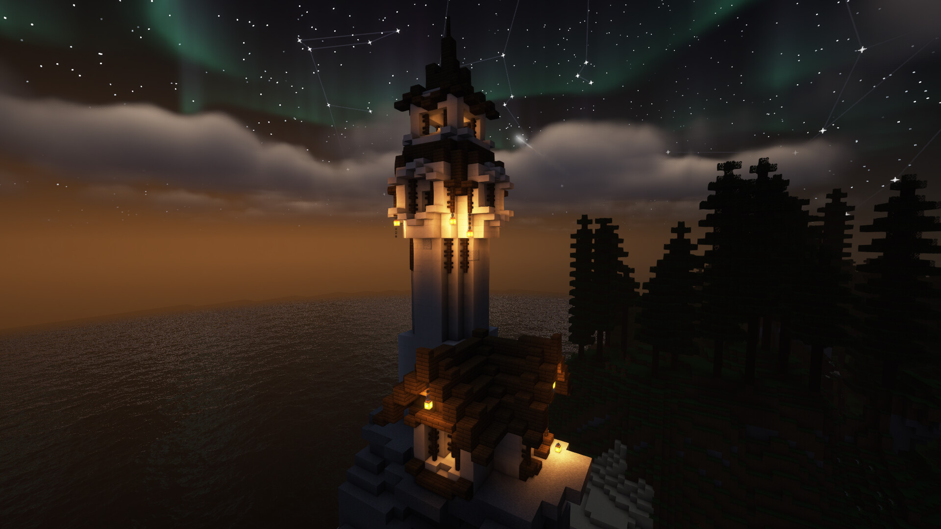 How to build a Lighthouse Minecraft Map