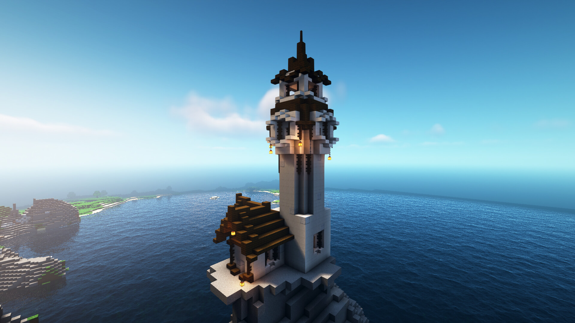 How to build a Lighthouse Minecraft Map
