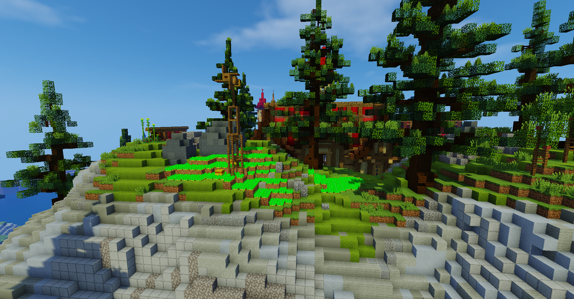 Red Island Spawn Minecraft Map