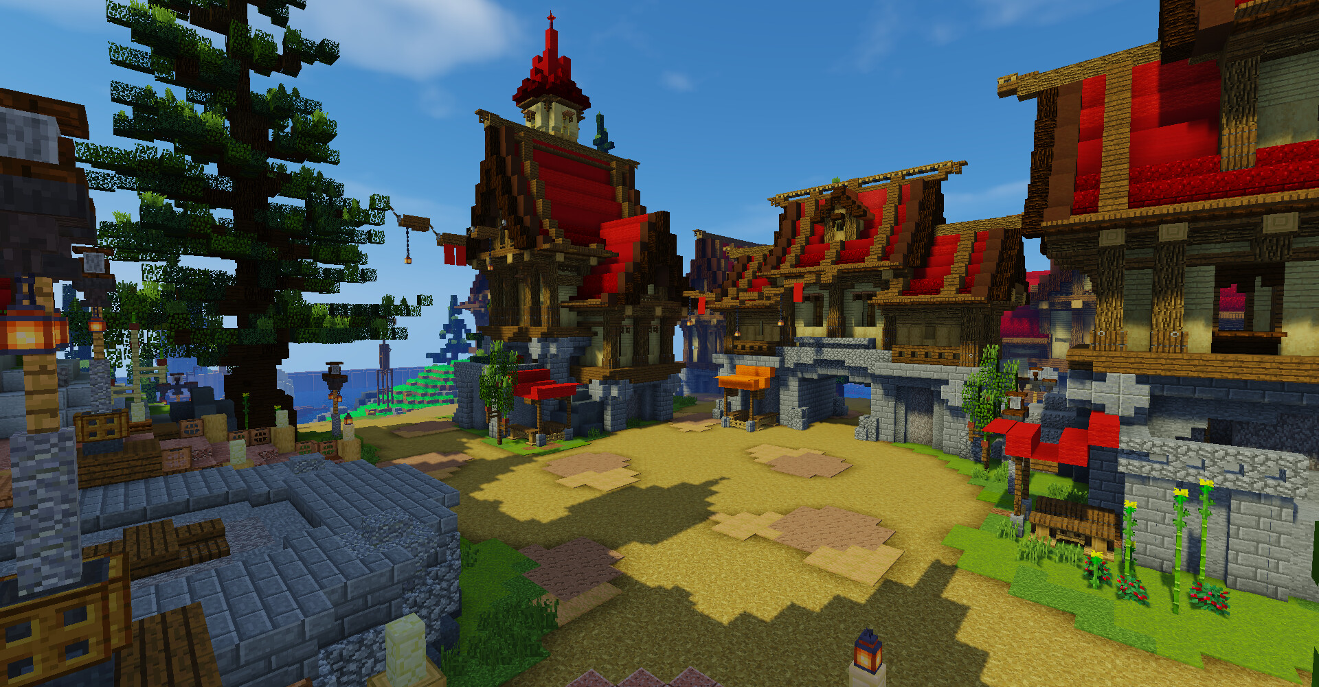 Red Island Spawn Minecraft Map