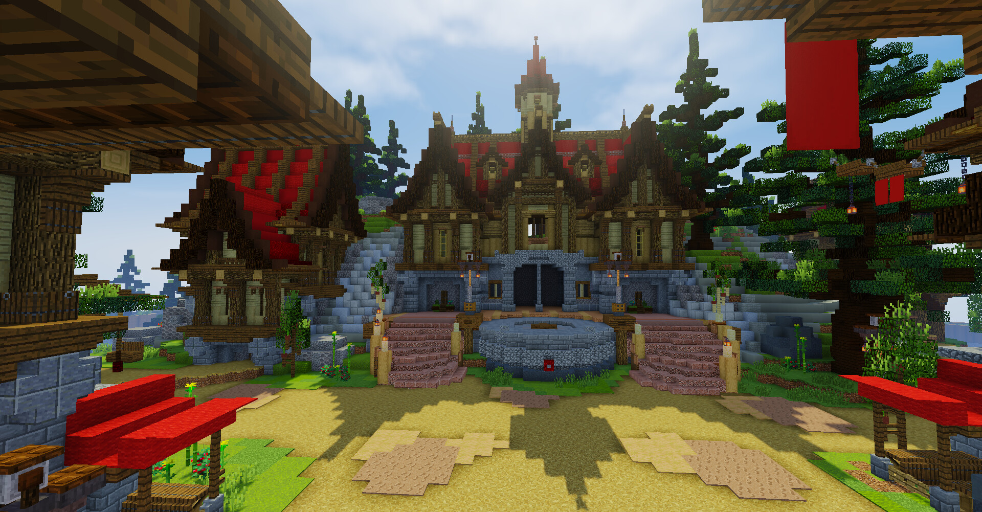 Red Island Spawn Minecraft Map