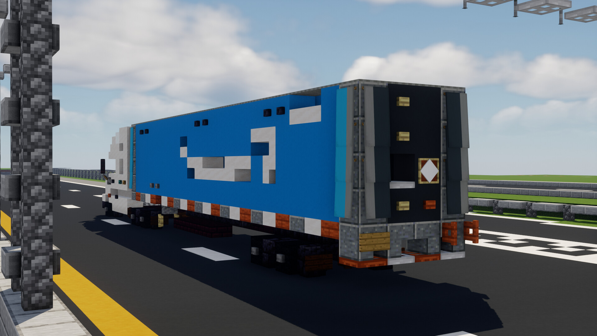 Amazon Semi-Trailer Truck Minecraft Map