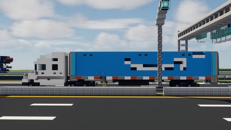 Amazon Semi-Trailer Truck Minecraft Map