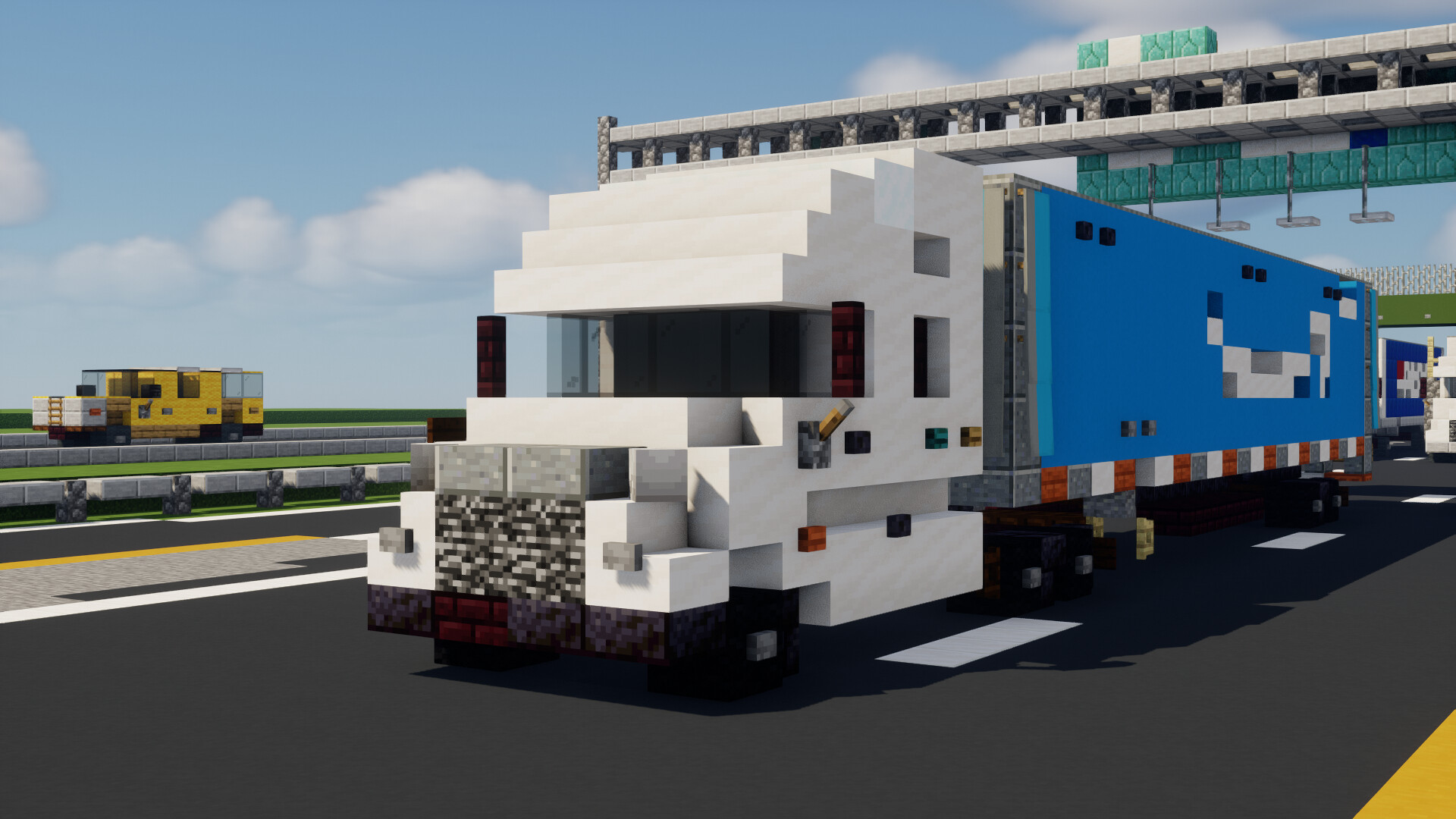 Amazon Semi-Trailer Truck Minecraft Map