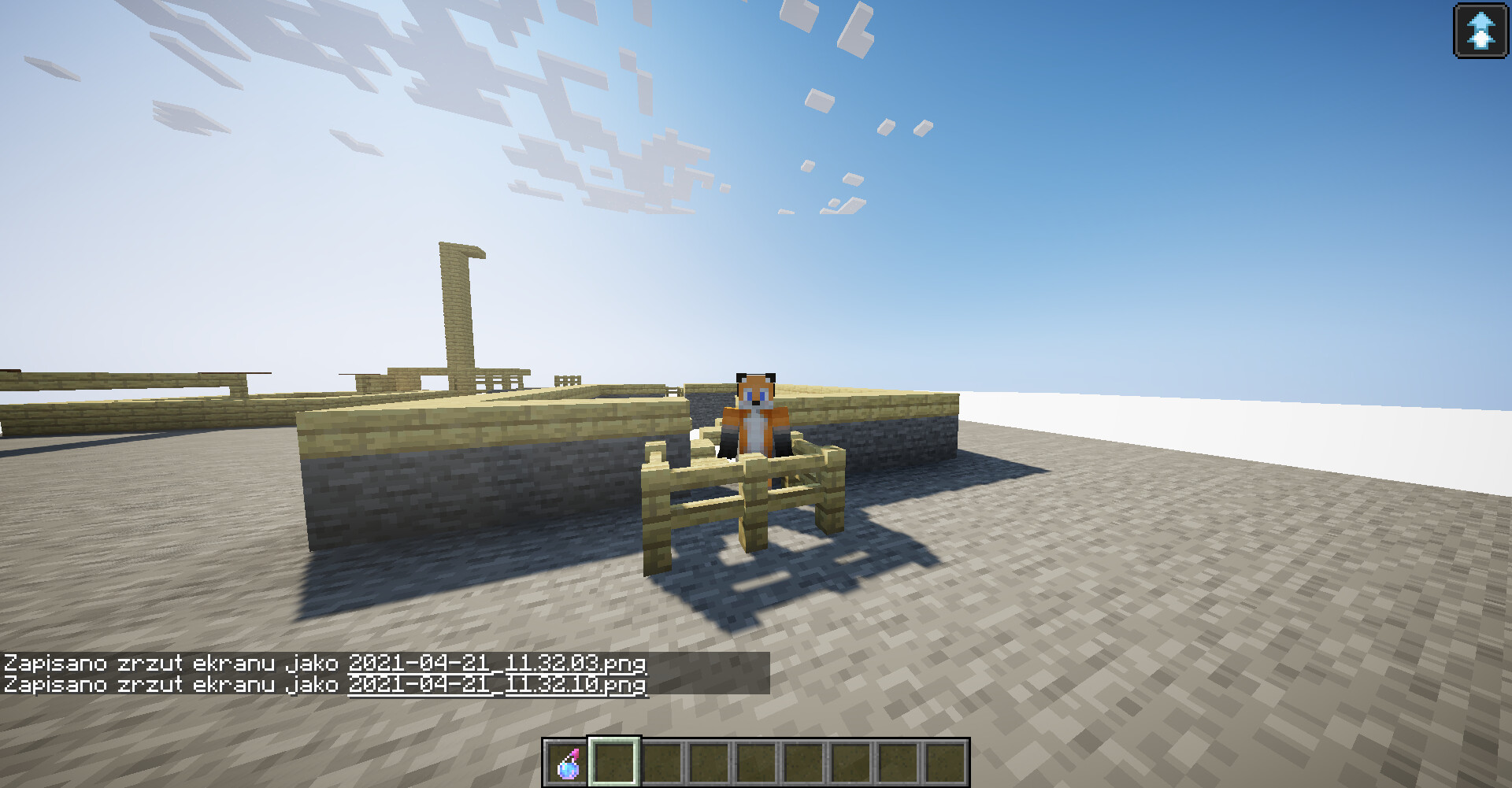 Simple parkour Minecraft Map