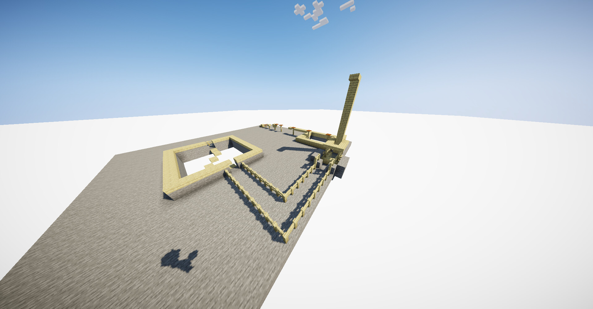 Simple parkour Minecraft Map