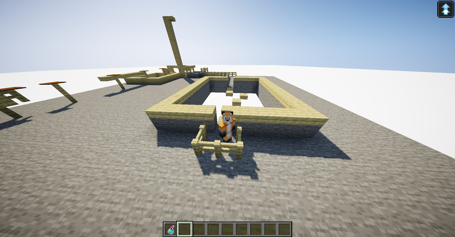 Simple parkour Minecraft Map