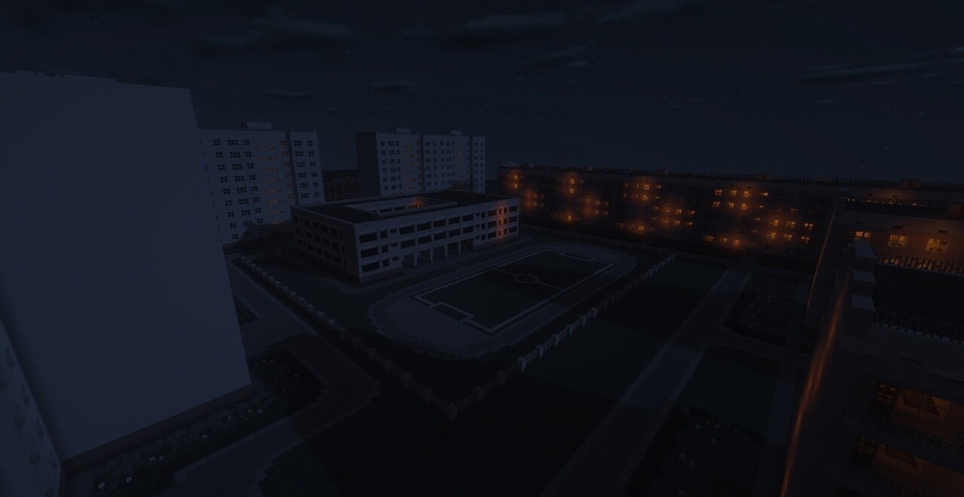 Soviet City of the USSR 1970 Minecraft Map
