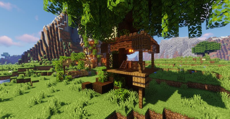 Elvish Architecture Minecraft Map