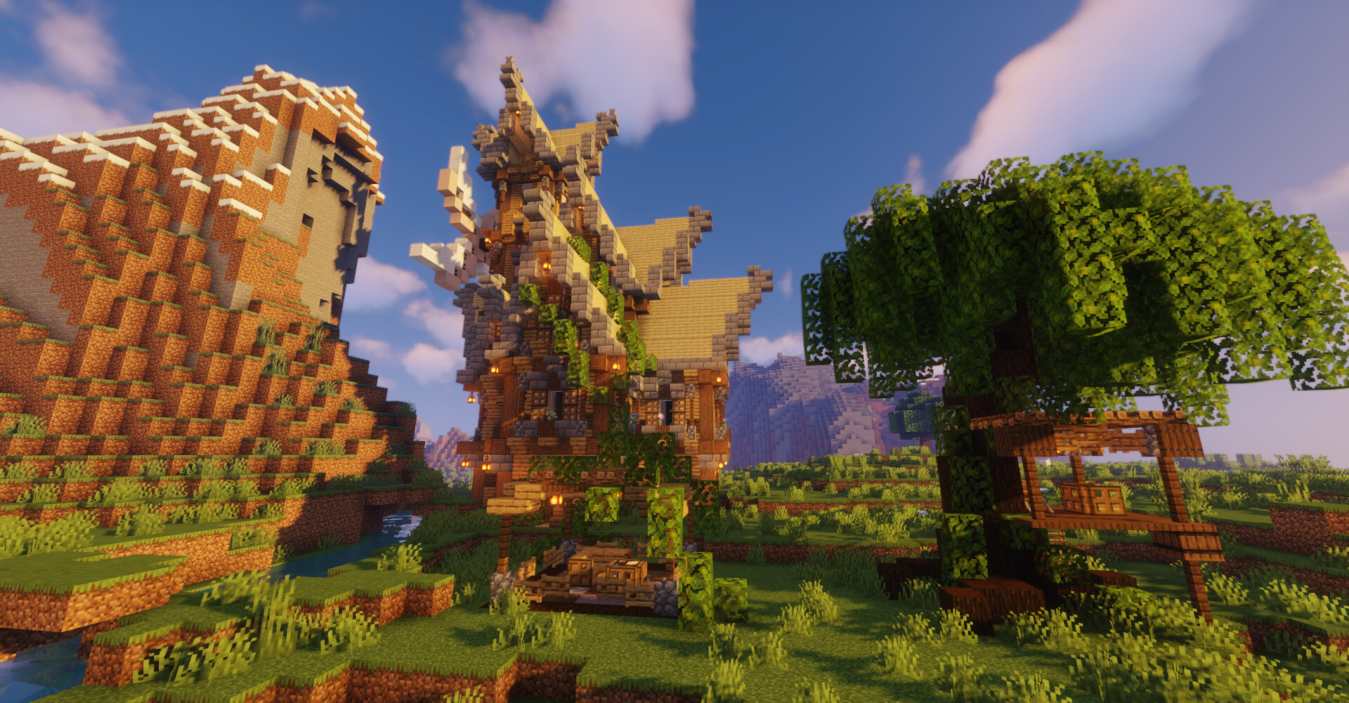 Elvish Architecture Minecraft Map