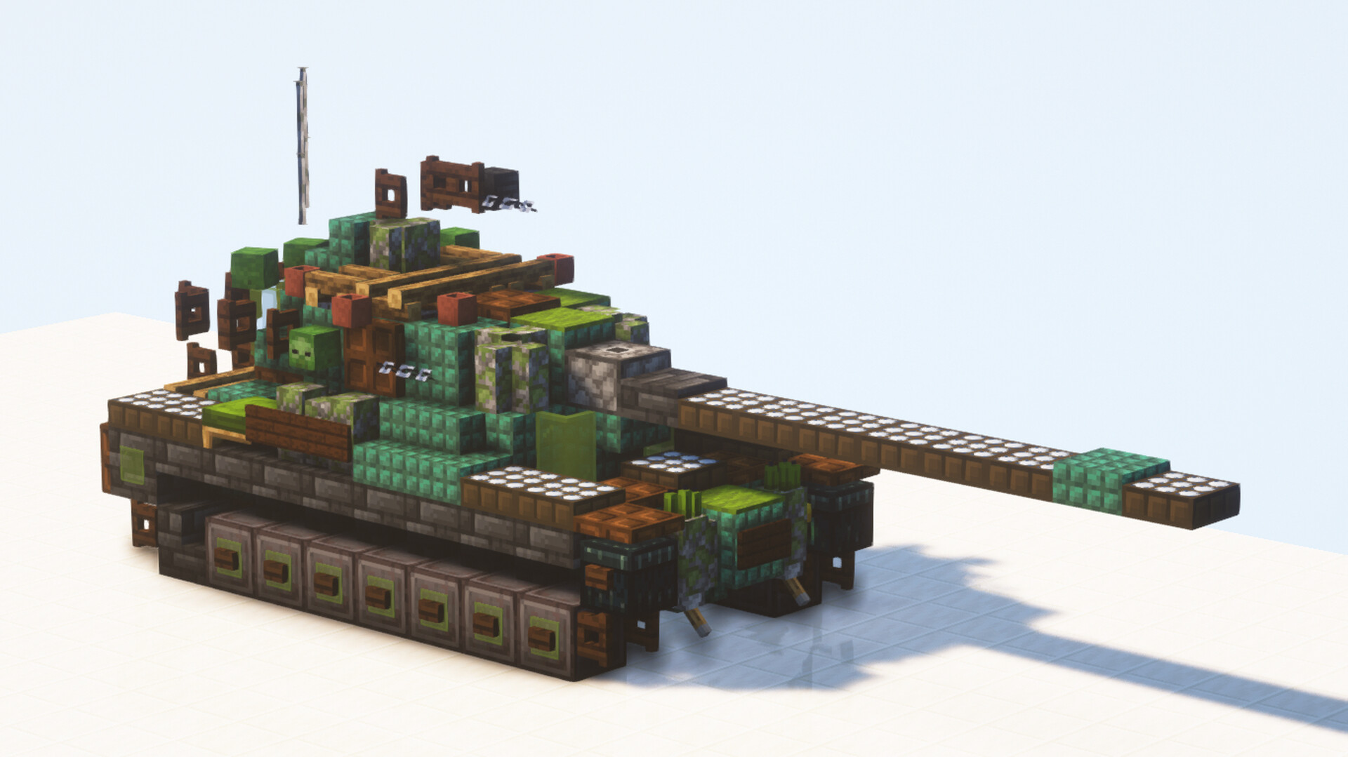 M103 Heavy Tank (v1) - 1.5:1 Scale Minecraft Map