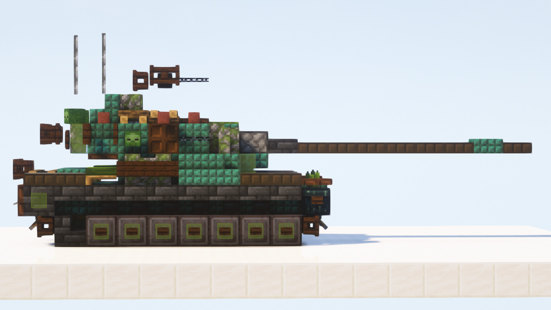 M103 Heavy Tank (v1) - 1.5:1 Scale Minecraft Map