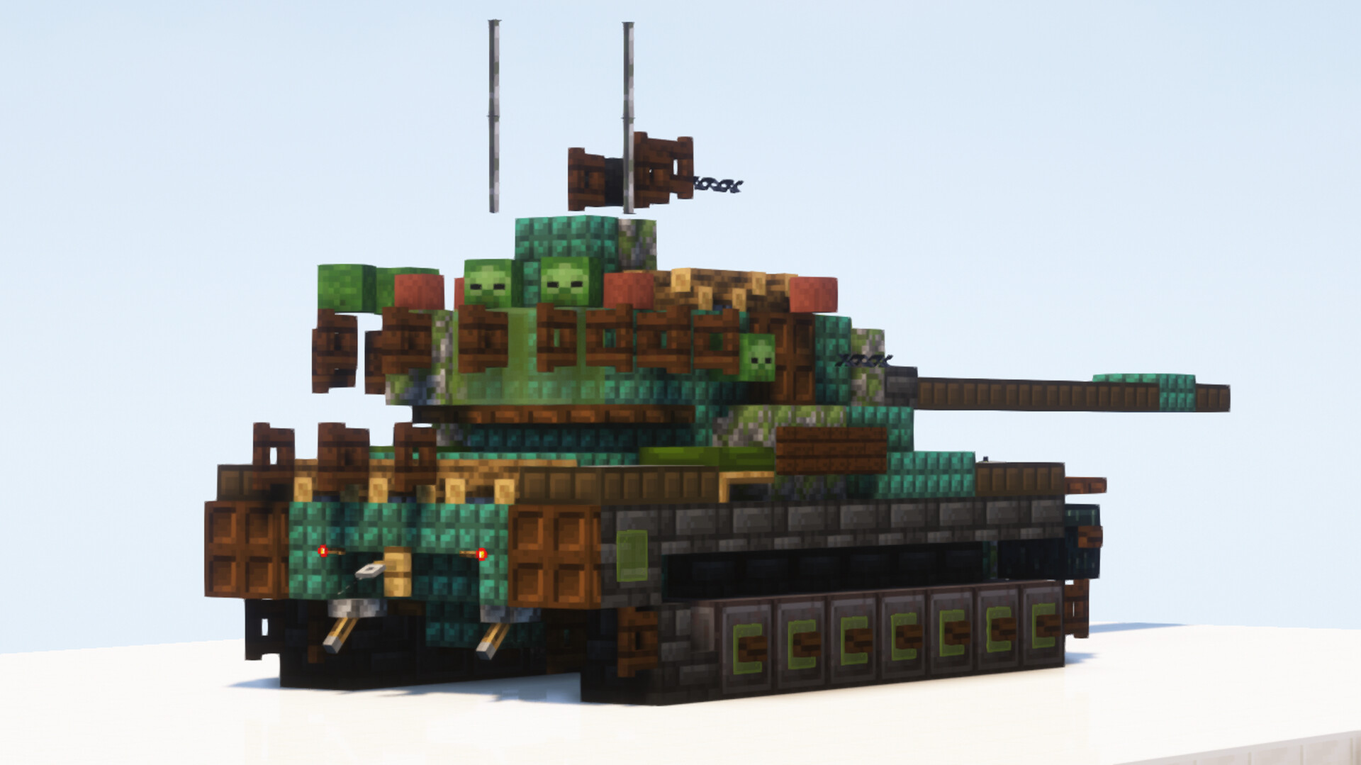 M103 Heavy Tank (v1) - 1.5:1 Scale Minecraft Map
