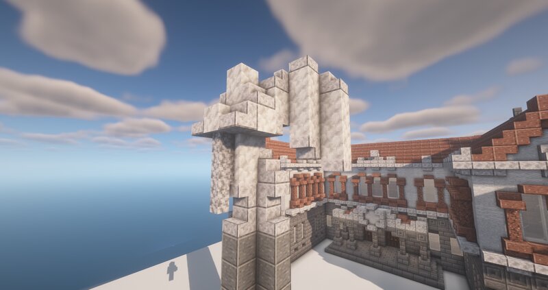 Tavern, Haven Style City by QbaQ, HoMM V inspiration Minecraft Map