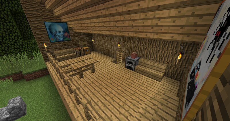 Lean-to Shelter Minecraft Map