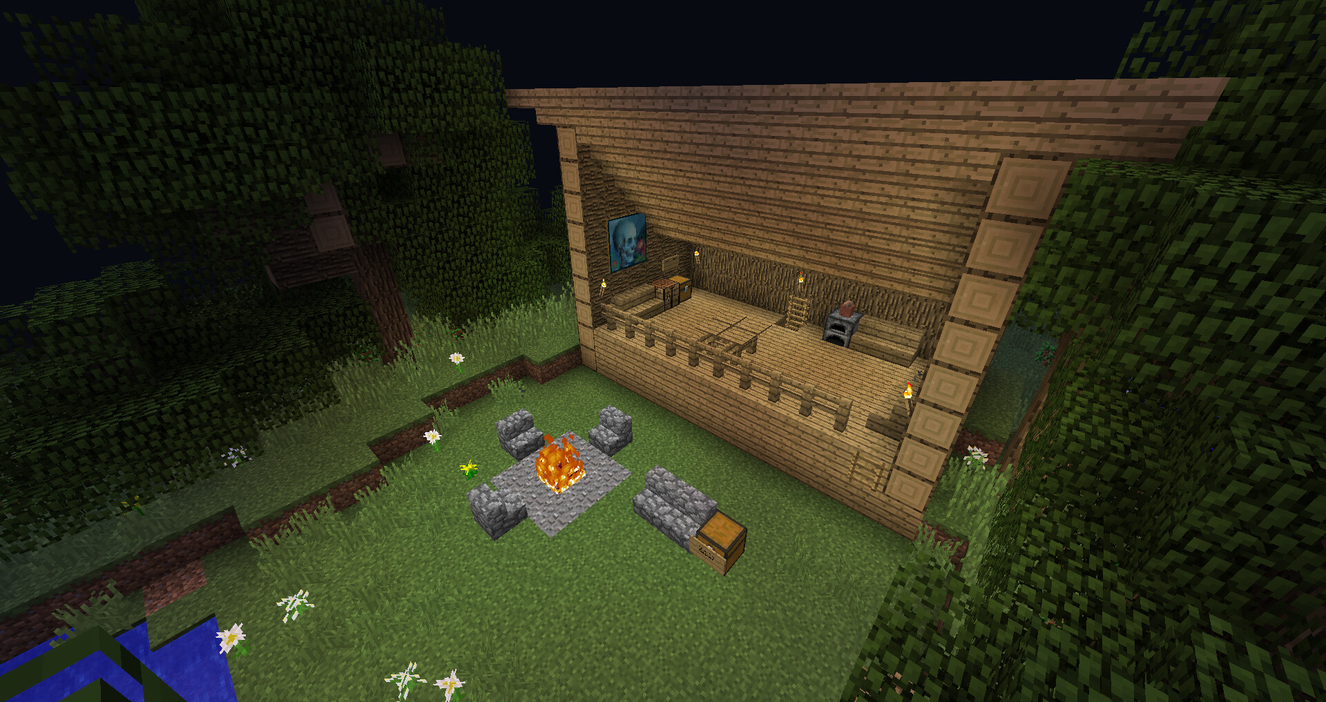 Lean-to Shelter Minecraft Map