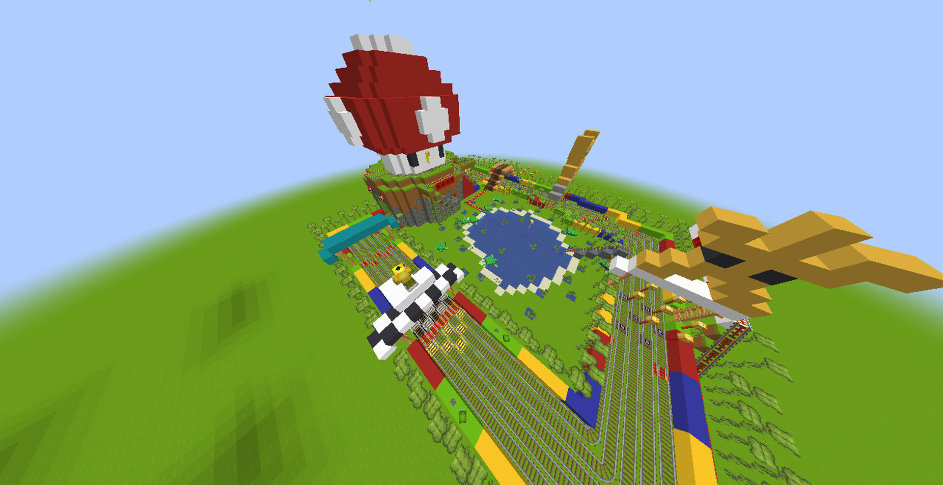 MARIO KART (Minecraft) Minecraft Map