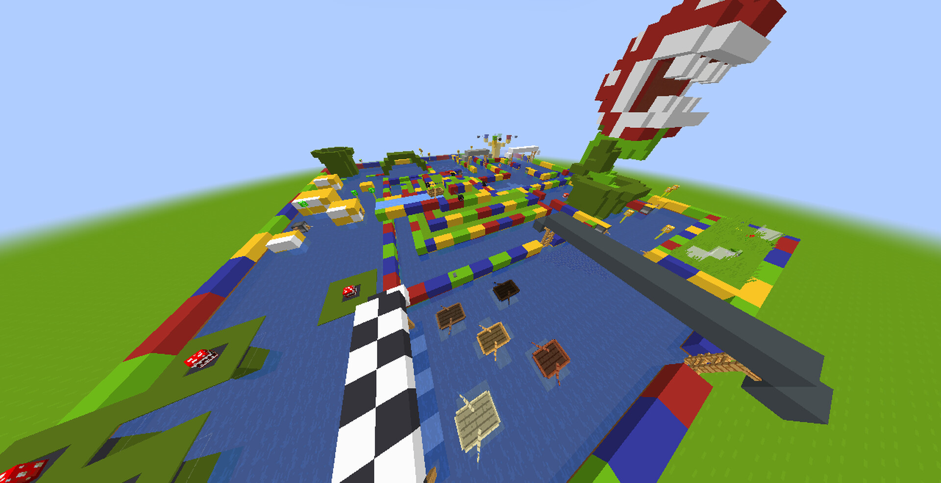 MARIO KART (Minecraft) Minecraft Map