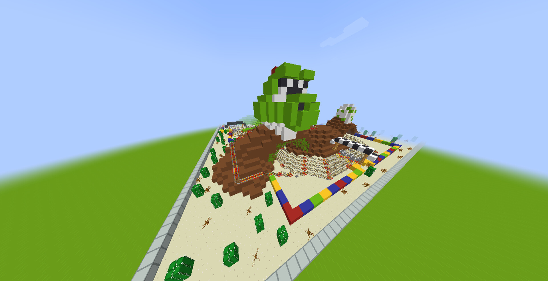MARIO KART (Minecraft) Minecraft Map