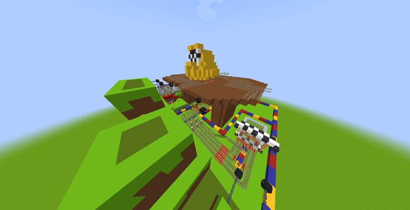 MARIO KART (Minecraft) Minecraft Map