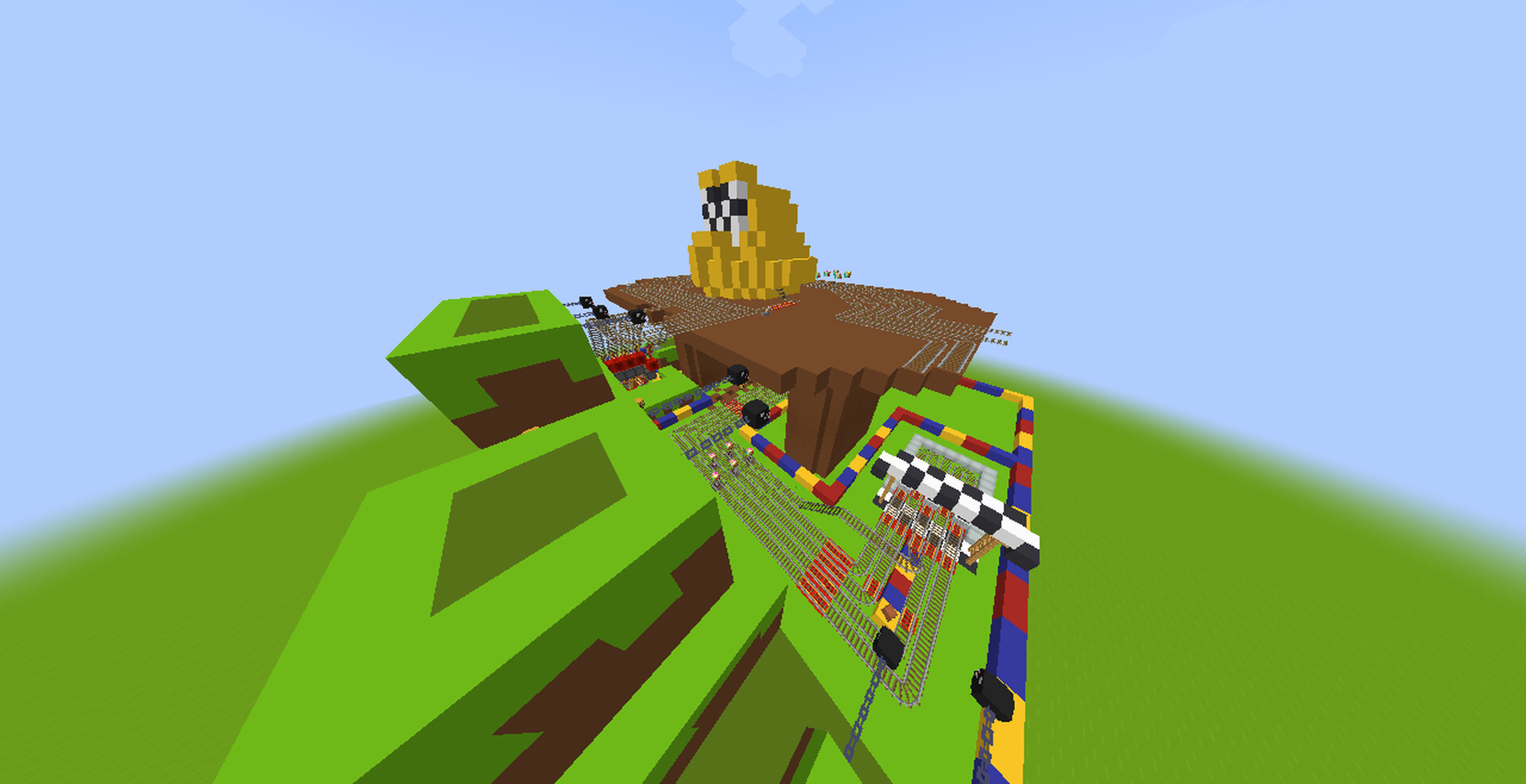 MARIO KART (Minecraft) Minecraft Map