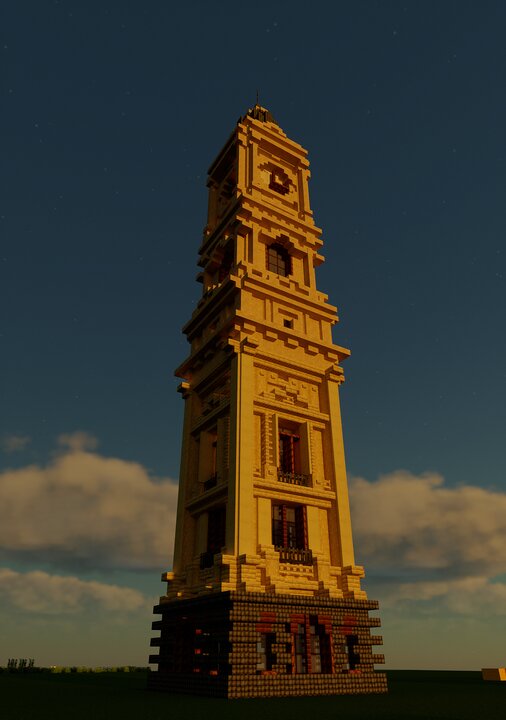 Second Empire Clock Tower (Melbourne Town Hall) Minecraft Map