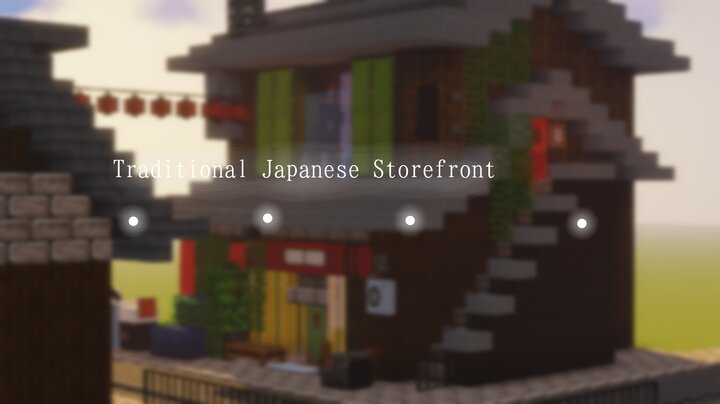 Traditional Storefront with small home//Traditional Japanese Project ...