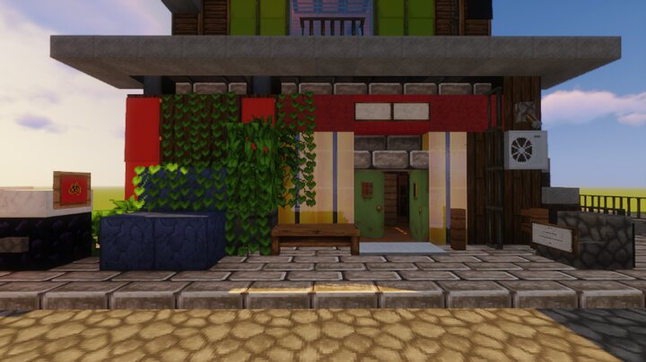 Traditional Storefront with small home//Traditional Japanese Project ...