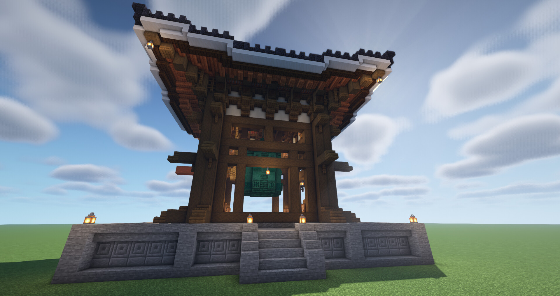 Japanese Bell Tower Minecraft Map