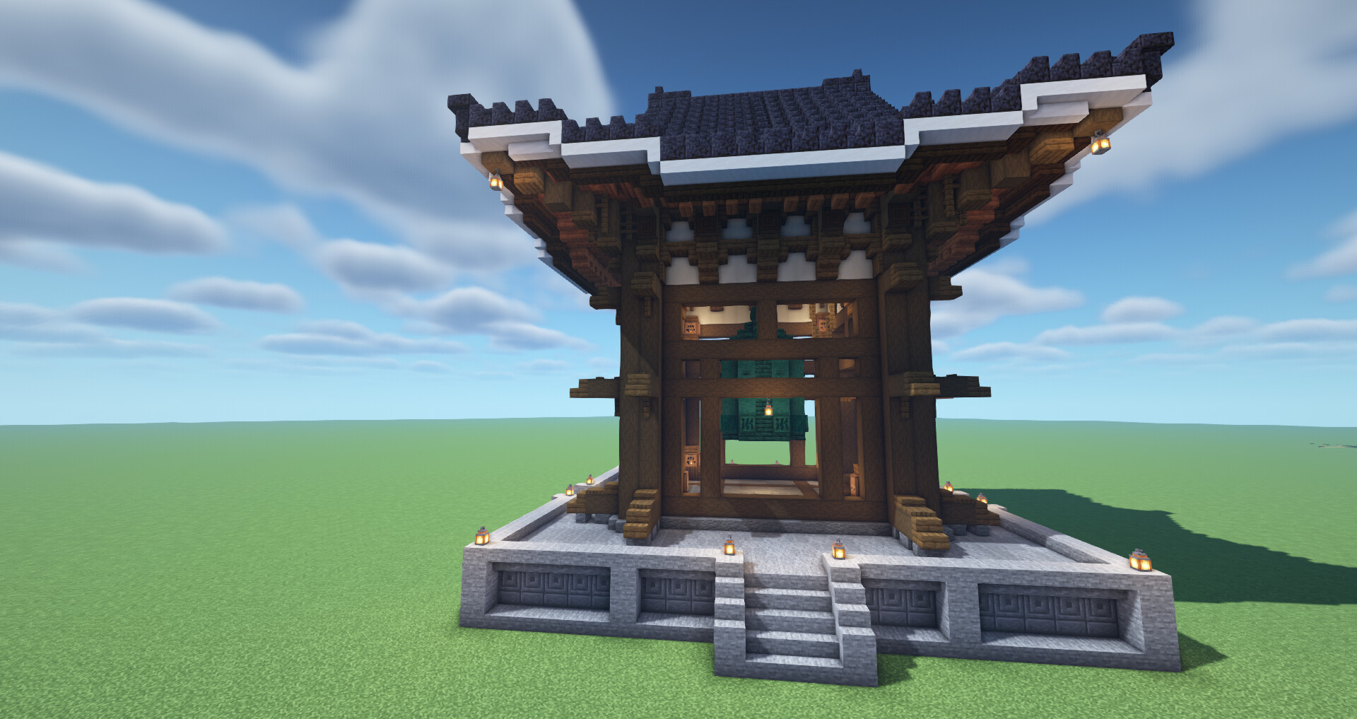 Japanese Bell Tower Minecraft Map