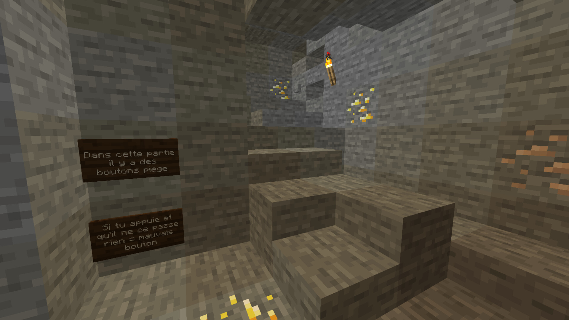 Trouve le bouton Minecraft Map